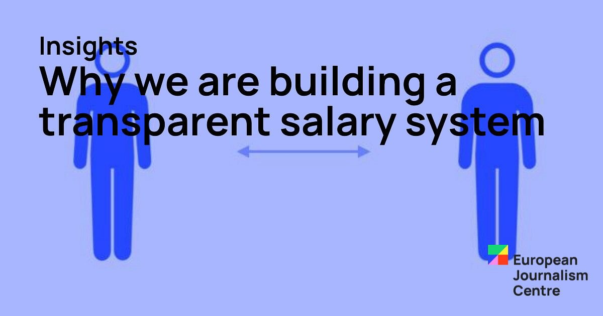 Why we are building a transparent salary system | EJC.net