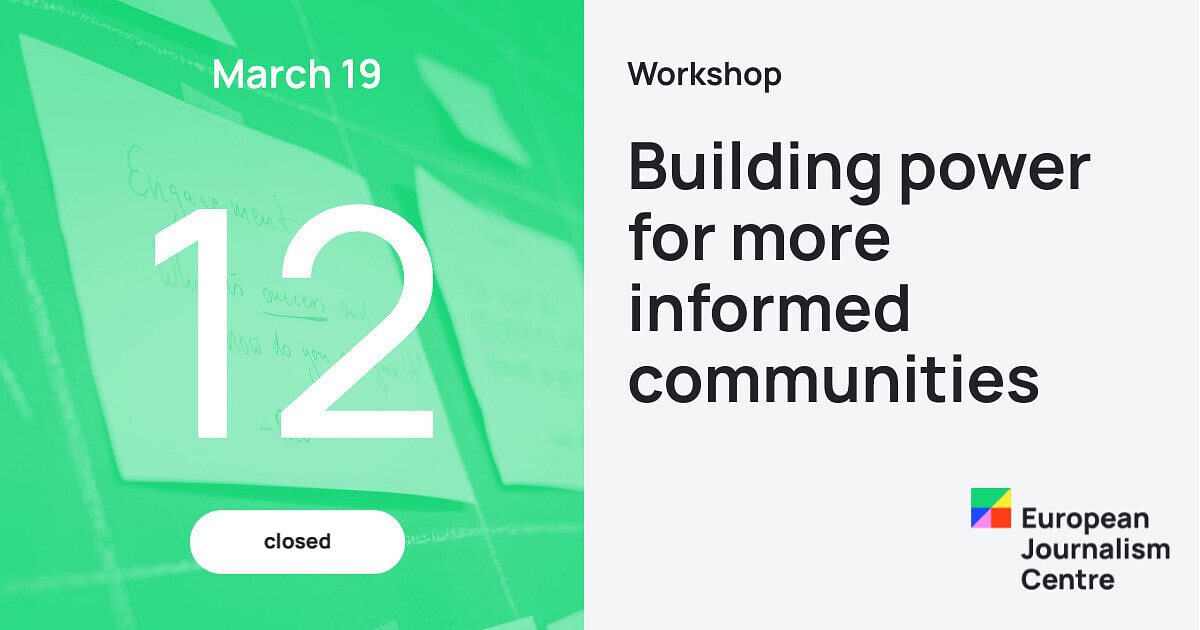 Building power for more informed communities | EJC.net