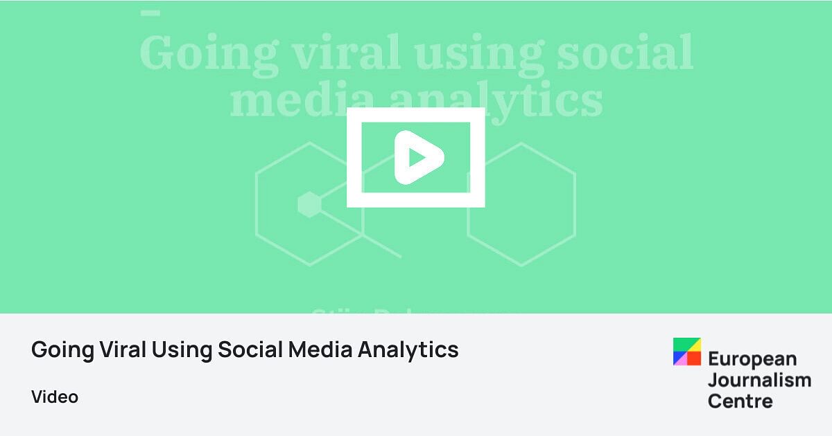 Going Viral Using Social Media Analytics | EJC.net