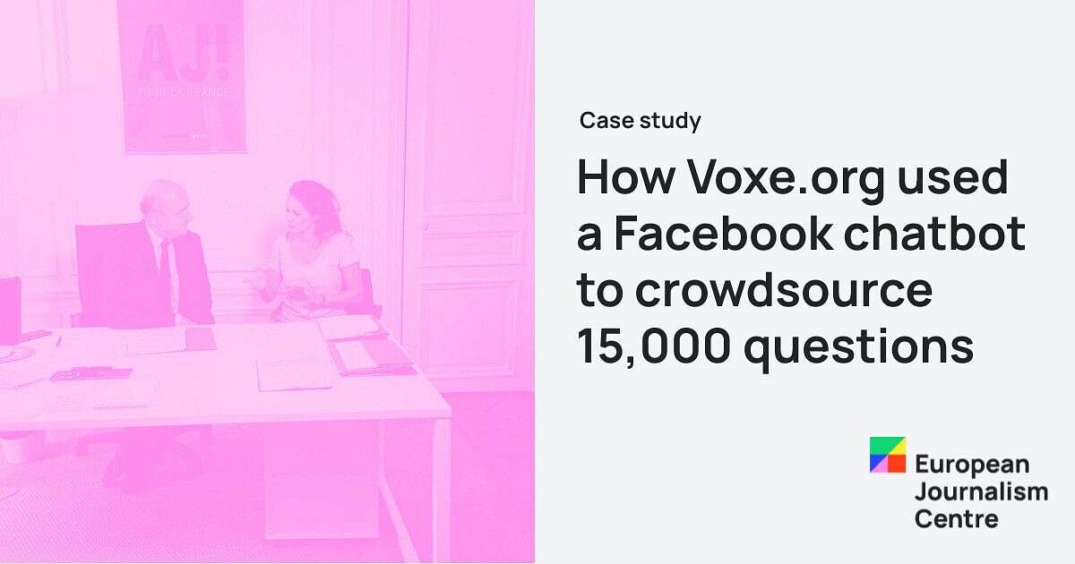 How Voxe.org used a Facebook chatbot to crowdsource 15,000… | EJC.net