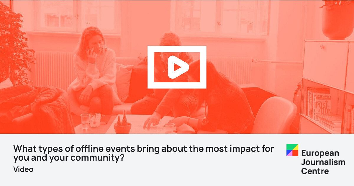 What types of offline events bring about the most impact… | EJC.net